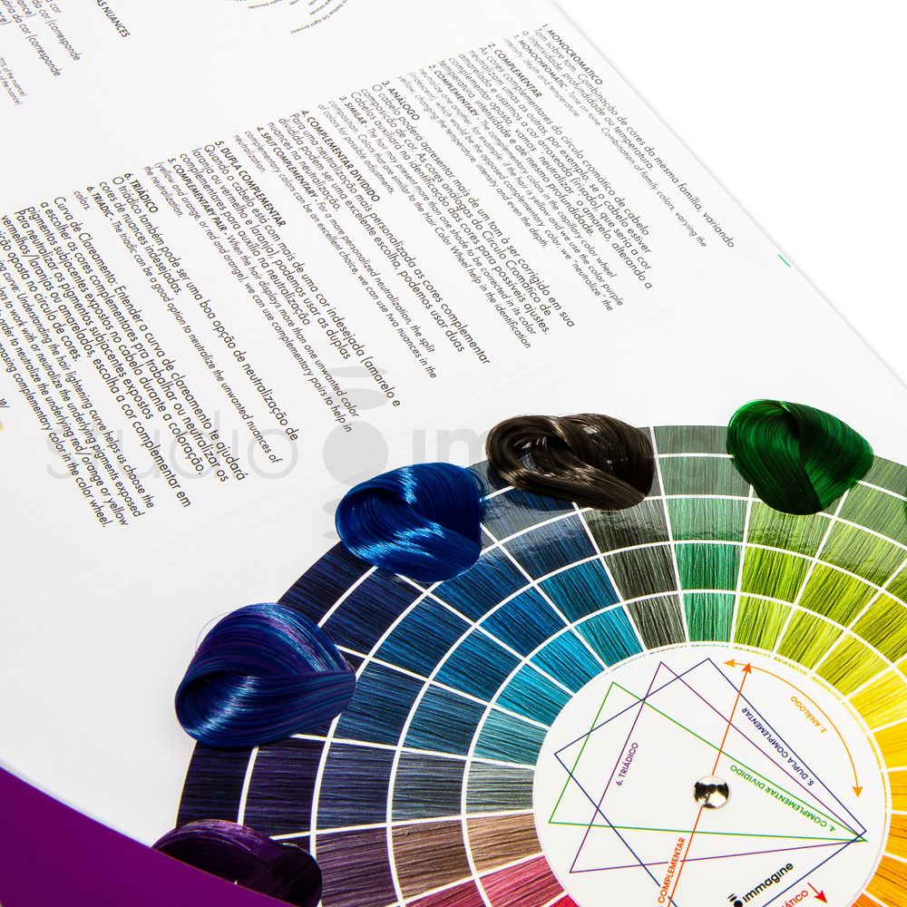 Círculo Cromático para Cabelos - studioimmagine